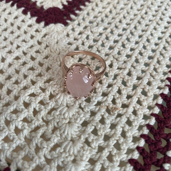 krush kandy boutique | Jewelry | Rose Quartz Sized Ring | Poshmark